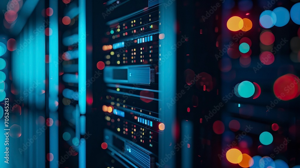 Advanced Server Room Infrastructure in Fintech Operations Stock Photo ... Advanced Server Room Infrastructure in Fintech Operations Stock Photo ...