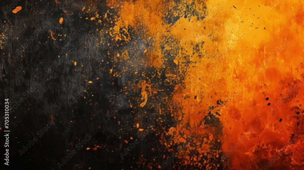 Black brown orange yellow abstract background. Color gradient, ombre ...