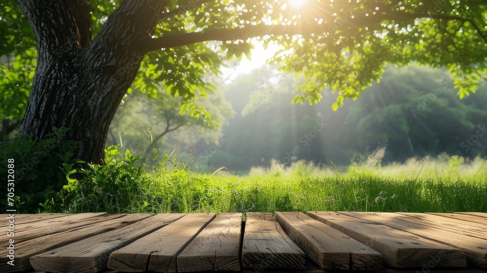 Tree Table wood Podium in farm display for food, perfume, and other ...