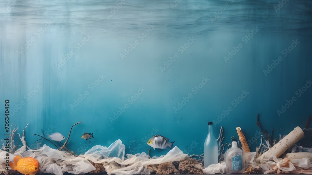 Sustainability themed background with space for copy, featuring an ...