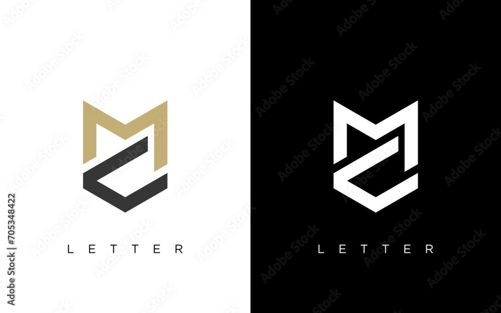 CM vector Logo editable with Adobe Illustrator Stock Vector | Adobe Stock