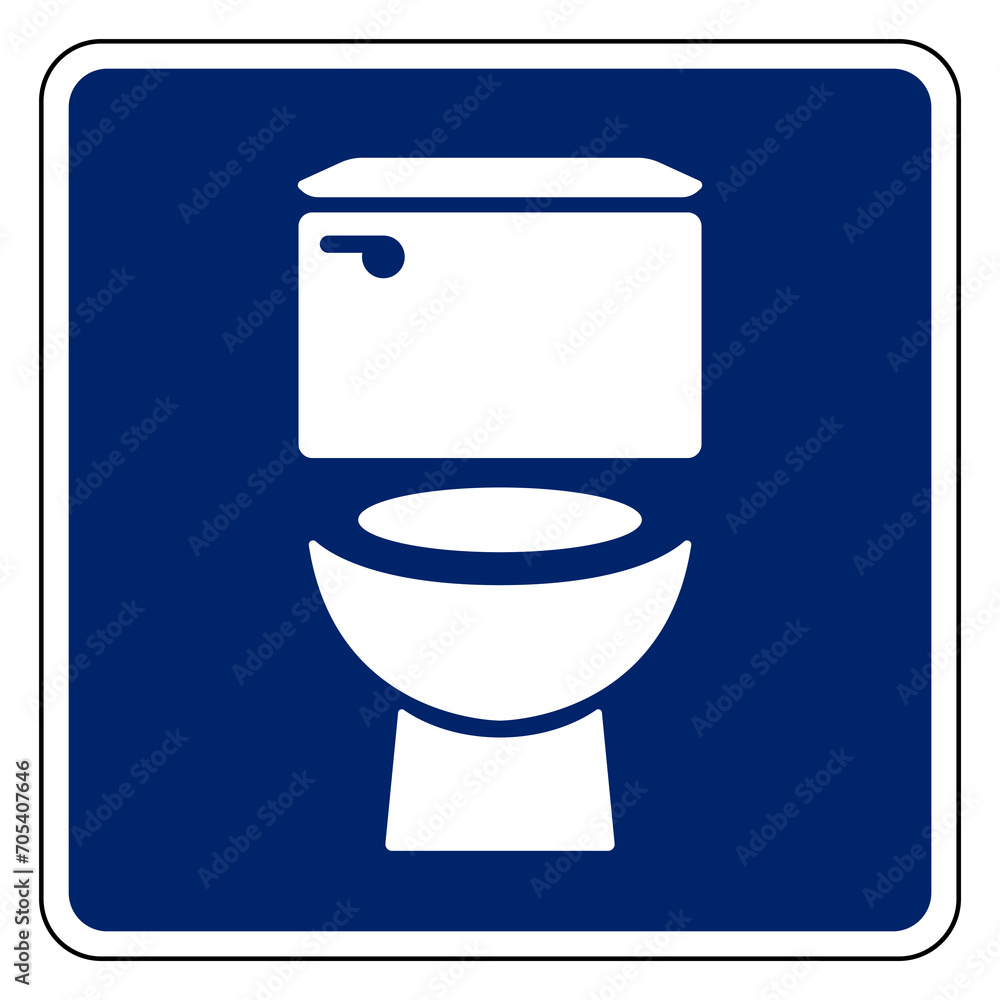 Unisex Toilets Symbol Sign,Vector Illustration, Isolated On White ...