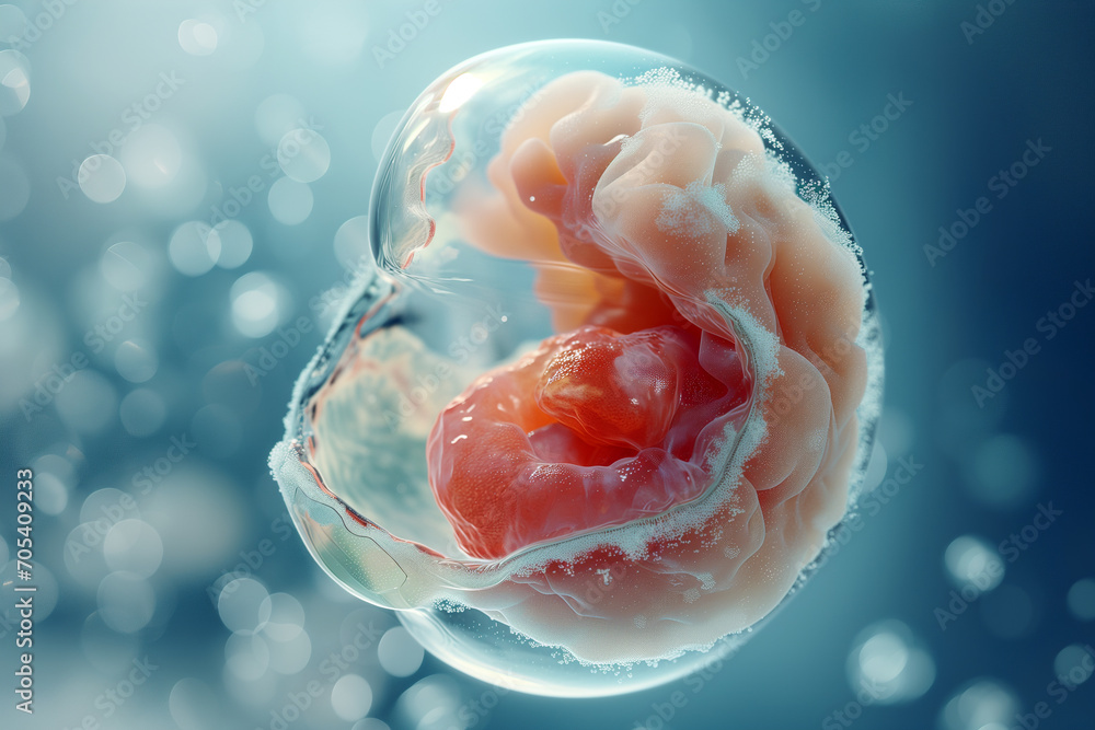 High-Resolution Human Embryo, Scientific Design Human Embryo Stock ...
