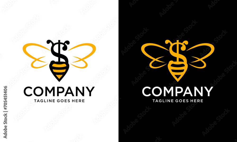Creative honey bee dollar bill logo design, Design a powerful logo for ...