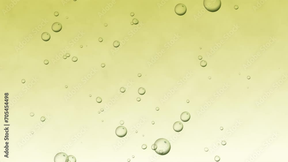 Bubble liquid 3D animation rising through ocean water motion graphics ...