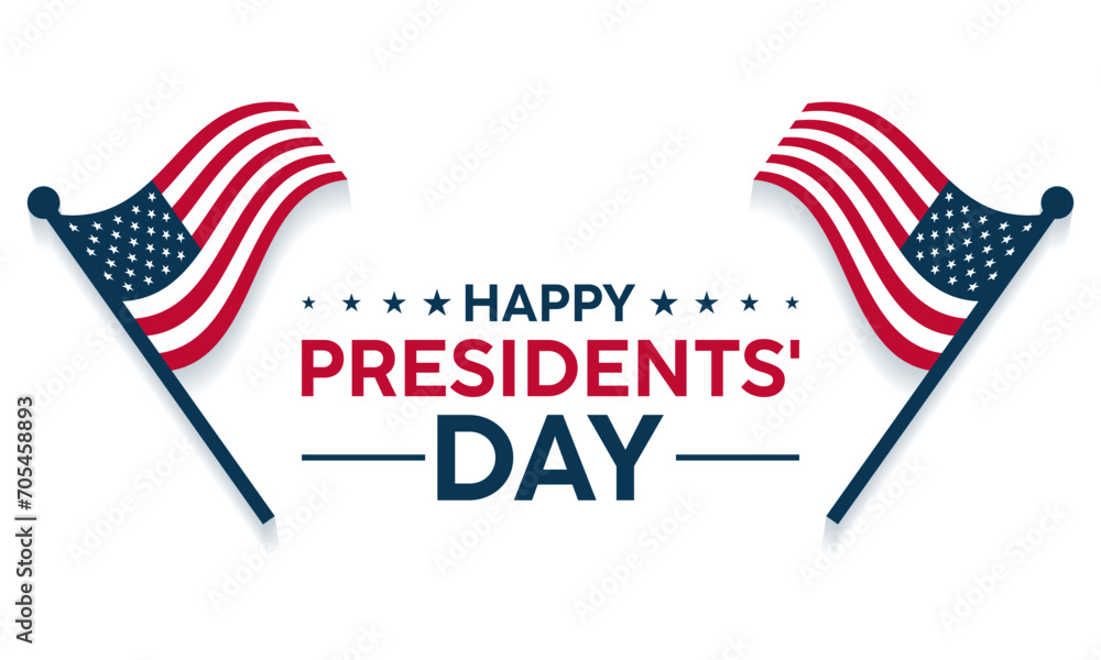 Presidents' Day celebrated every year of 19th February. American ...