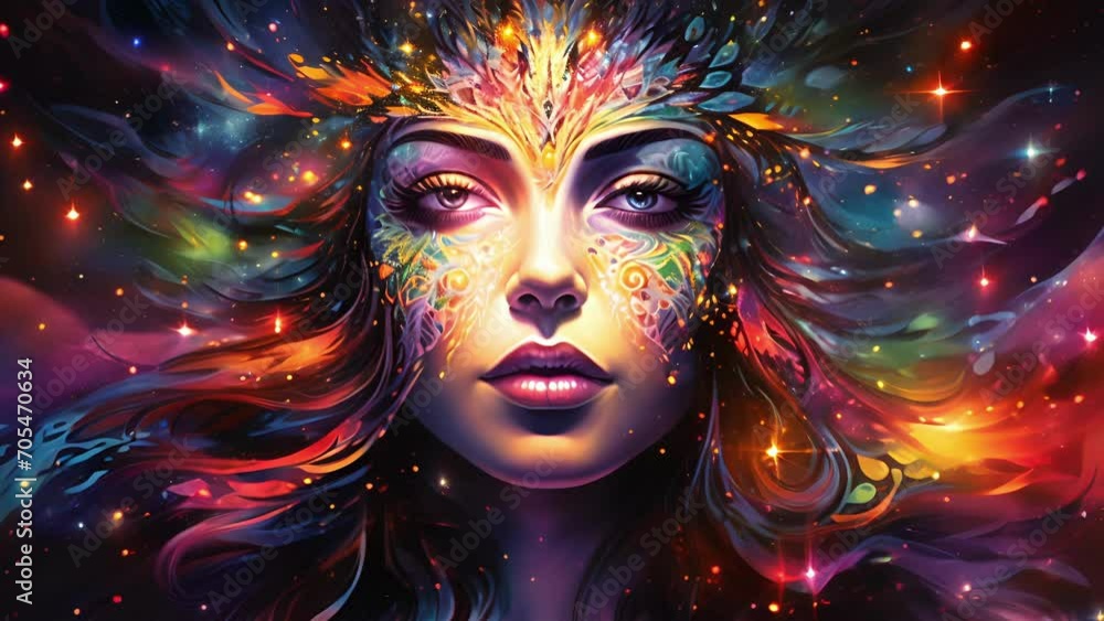 Witness the birth and evolution of stars as this stunning psychedelic ...