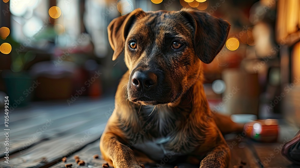 Dog Eating Canned Meat Saucer, Desktop Wallpaper Backgrounds ...