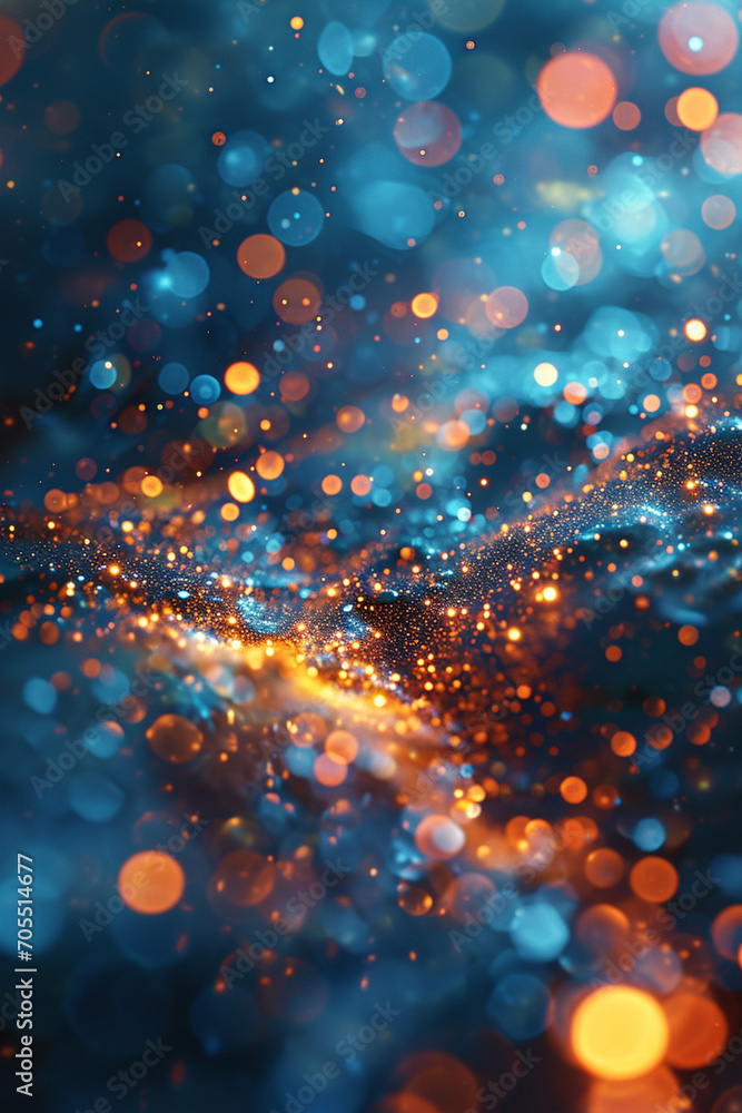 An artistic image of quantum teleportation, with particles disappearing ...