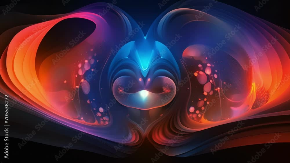 A vibrant artwork portraying the intricate process of embryo ...