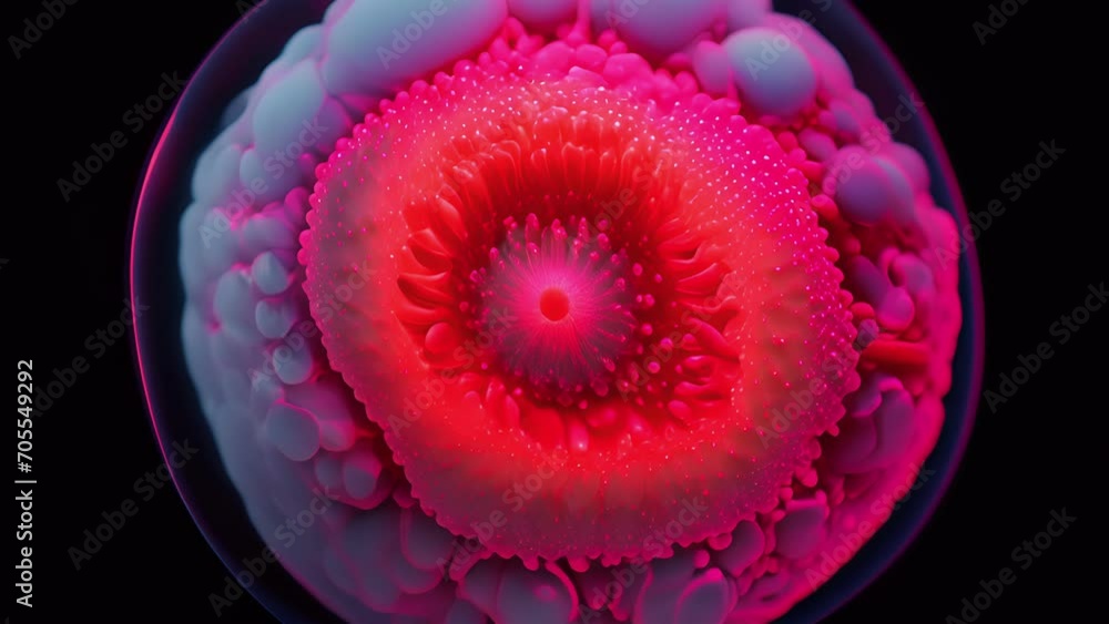 A microscopic glimpse into the dazzling world of a human embryo at the ...