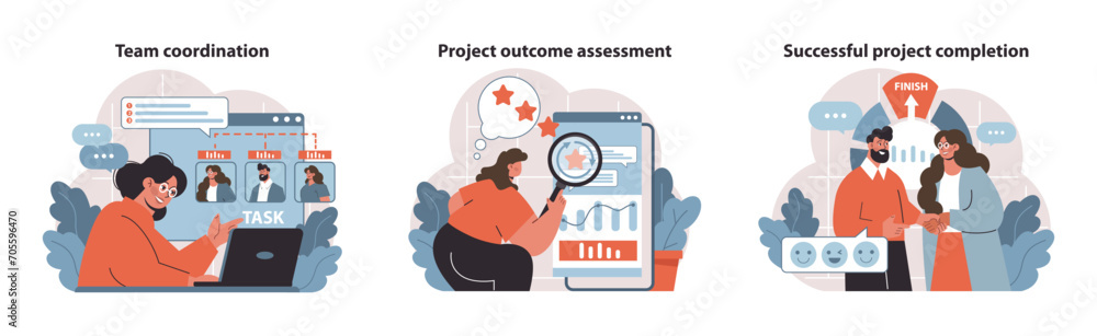 Project Management dynamics. Coordinating teams, assessing outcomes ...