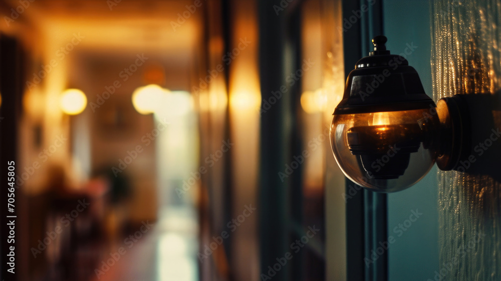 A modern and sleek light fixture mounted on the side of a wall. Perfect ...