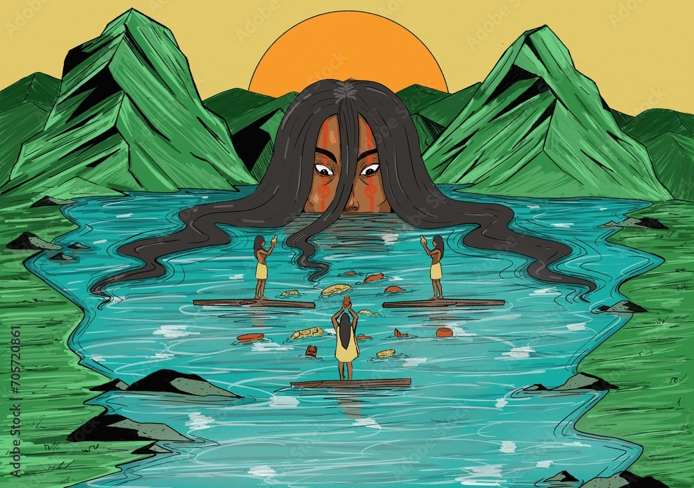 Offering to Bachue. In this work, I recreate a ritual offering to the ...