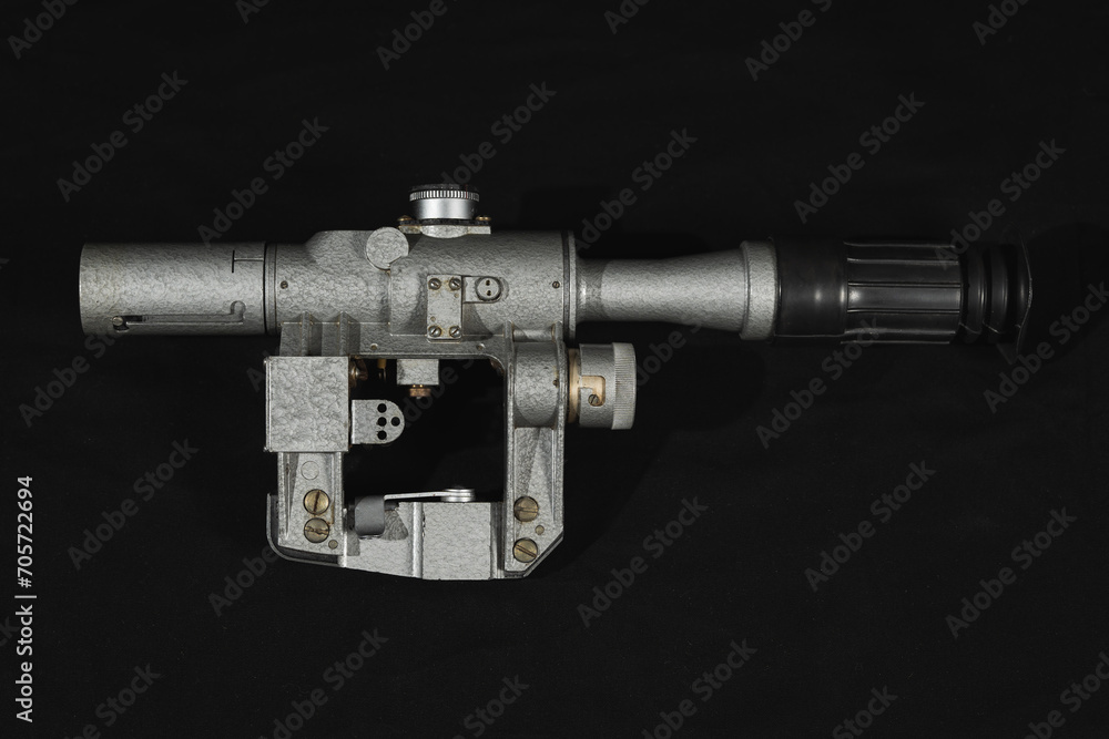 Soviet military optical sight, close-up photo. Stock Photo | Adobe Stock