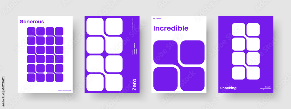 Abstract Banner Layout. Isolated Business Presentation Design. Modern ...