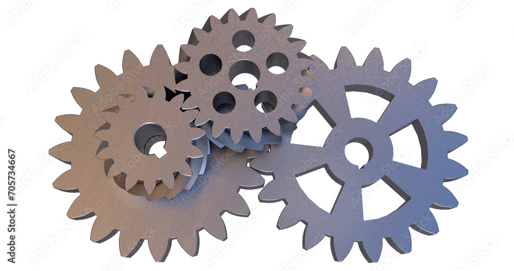 Machine gearing system., Spur and helical gears for industrial machines ...