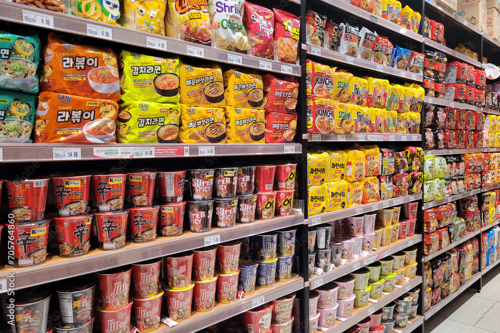PENANG, MALAYSIA - 1 DEC 2023: Inside Jaya Grocery store, an interior ...