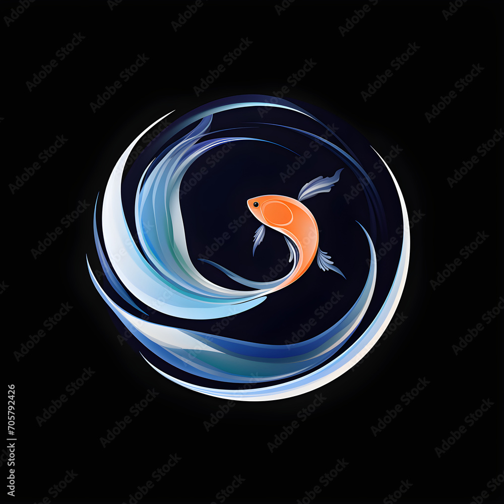 Beautiful fish pictures, fish logos, fish icons, Generative AI Stock ...
