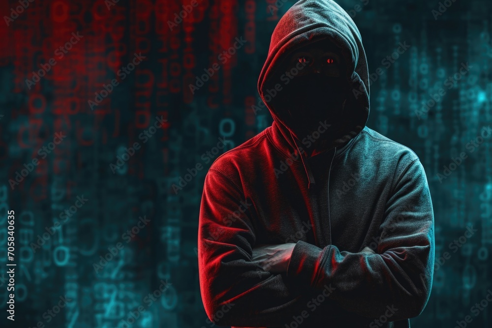 Dark Web Hacker, Symbolizing Cyber Crime And Security Stock Photo ...