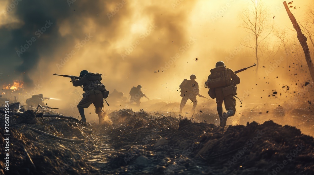 A powerful photo captures the sacrifices and courage of soldiers ...