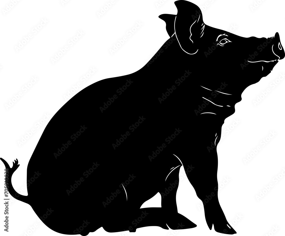 Vetor de Pig SVG bundle, Pig SVG, pig face SVG, pig head svg, pig ...