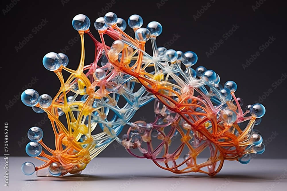 Documenting the organized arrangement of molecules in a protein's ...