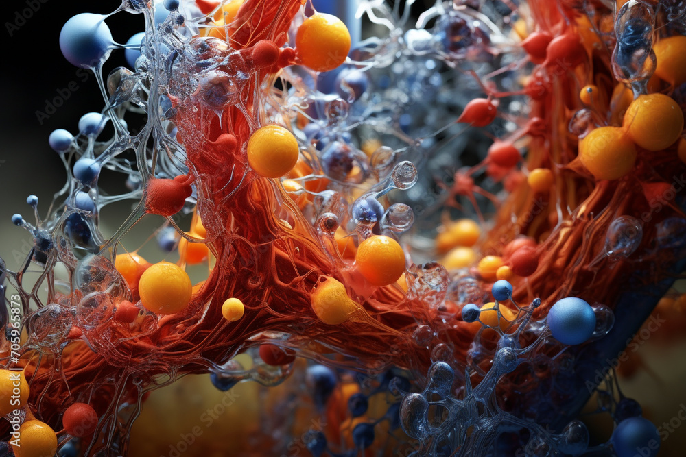 Documenting the molecular structure of enzymes, highlighting their ...
