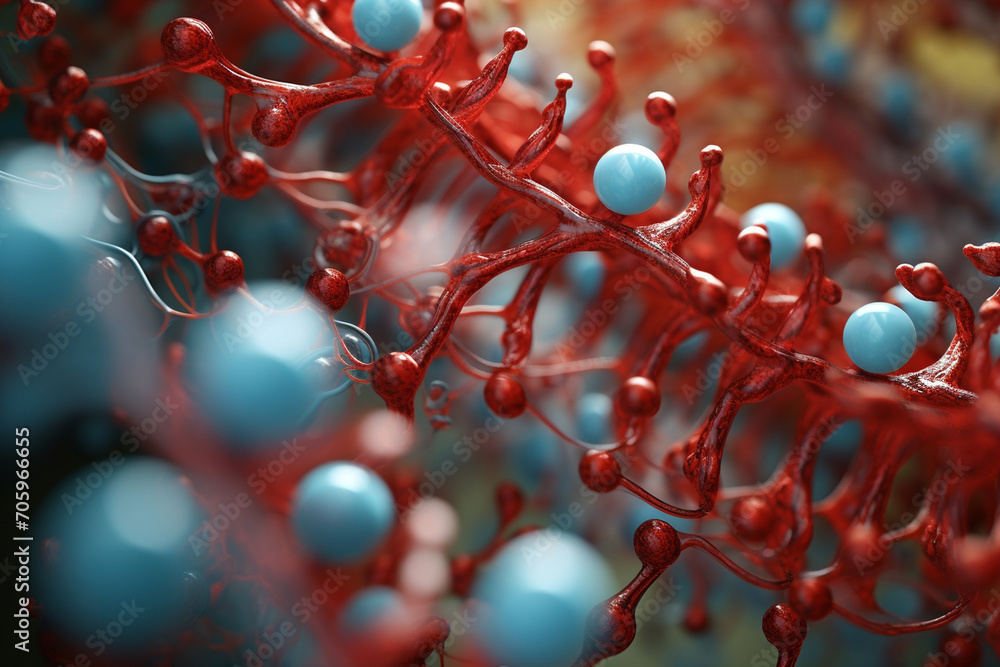 Documenting the intricate arrangement of molecules in a hemoglobin ...