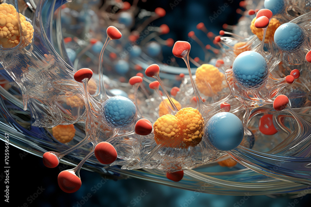 Capturing the molecular structure of an ion channel, emphasizing its ...
