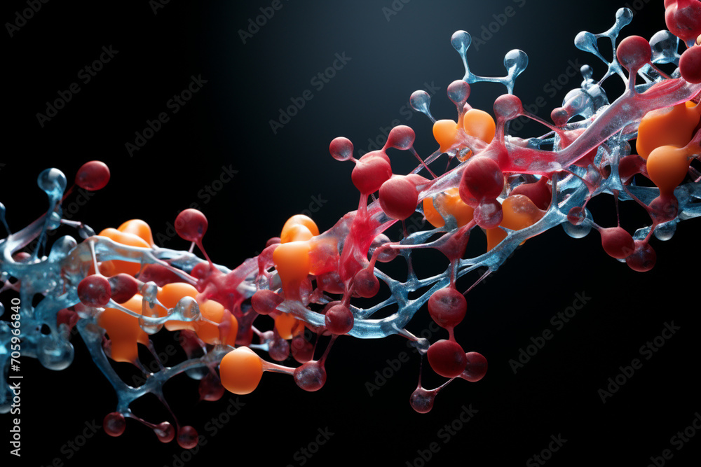 Photographing the molecular structure of a histone protein, showcasing ...