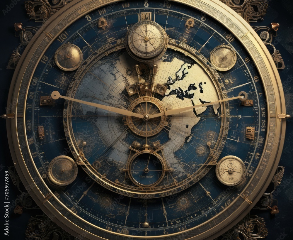 Travel back in time with an AI-generated vintage world map that ...