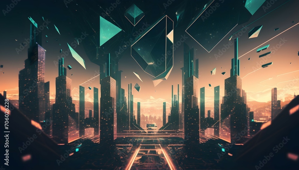 Exploring the Cyberverse A Futuristic Journey featuring cyberspace ...