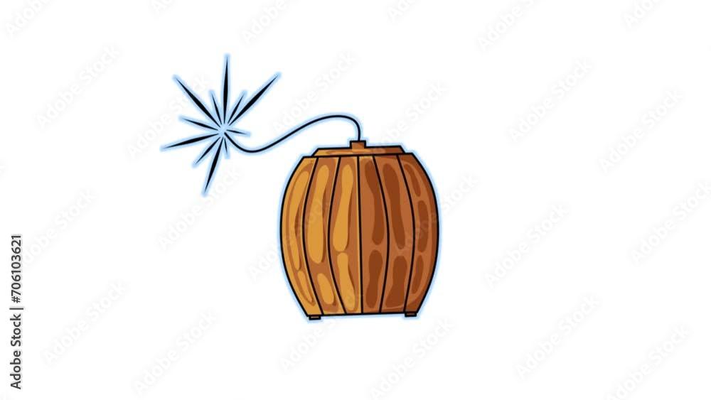 4k, alarm, animation, attack, background, banded, bang, barrel, blast ...