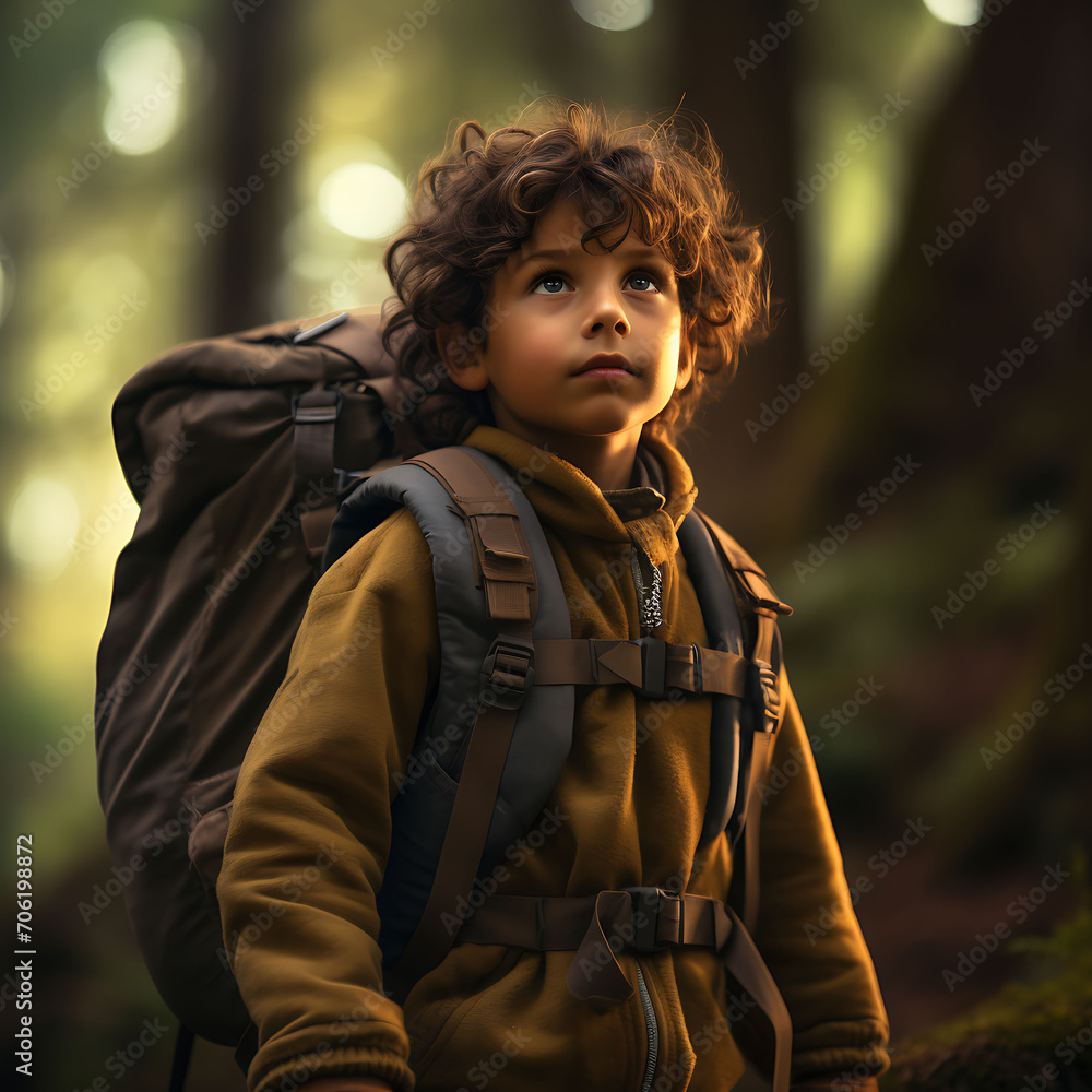 In this quiet dance between the young explorer and the natural world ...