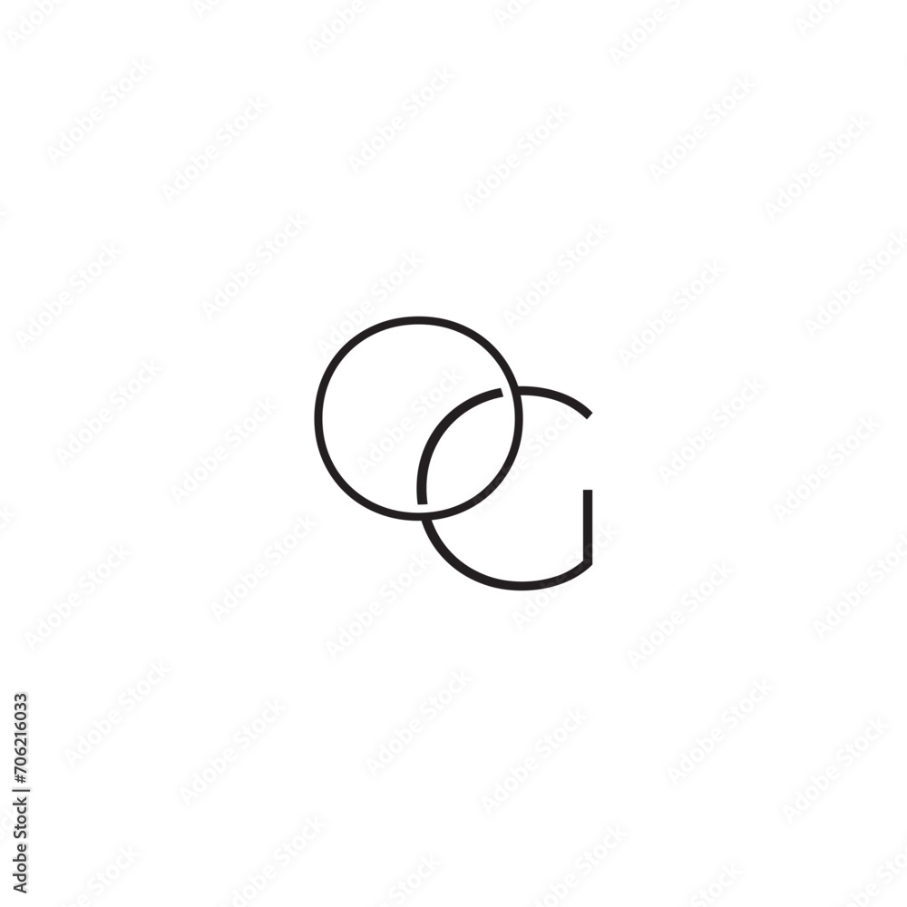 letter OG,GO logo,Alphabet Letters OG or GO Icon logo,OG Logo, OG ...
