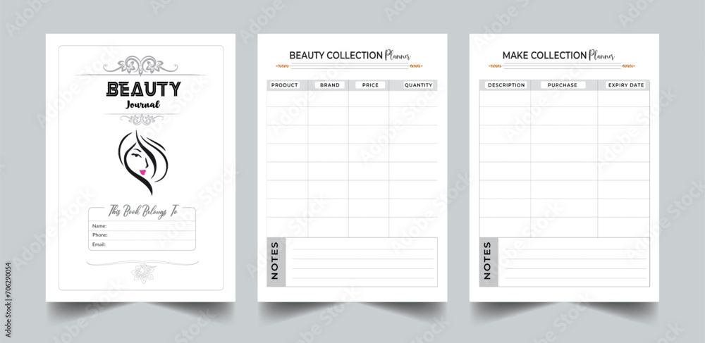 Skincare, Beauty Journal. Daily Gratitude Monthly & Yearly Undated ...