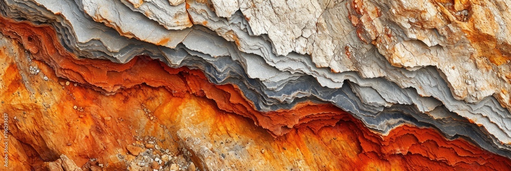 Rust-Eaten Layers: A Red Rock Quarry's Geology and Mineral Composition ...