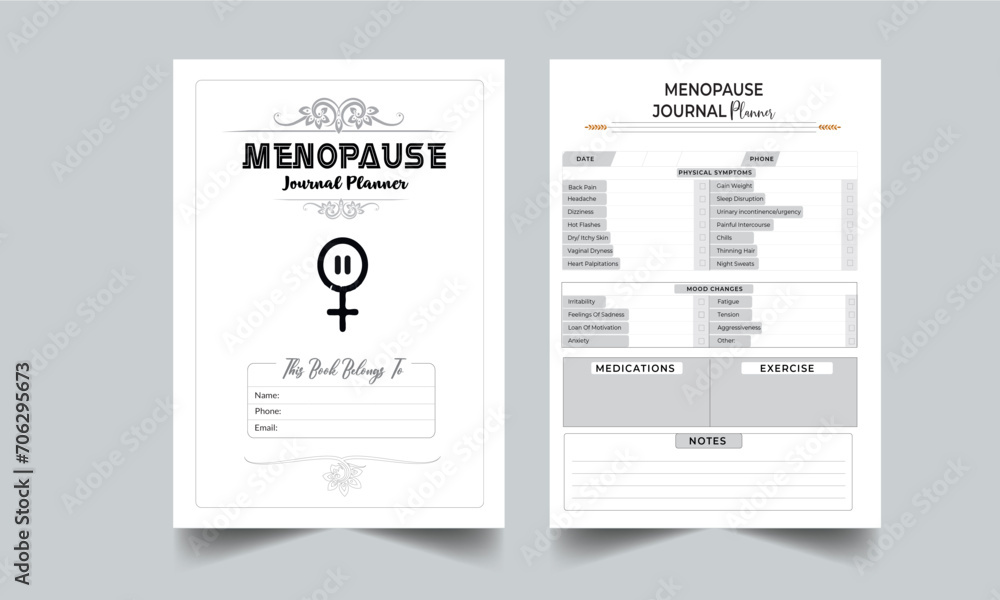Menopause Journal Planner. Daily Gratitude Monthly & Yearly Undated ...