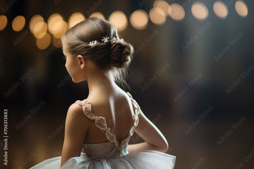 Generative AI technology picture kids on stage concept ready for ...