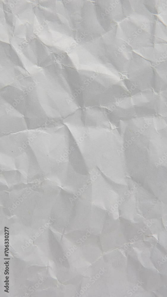 Stop motion animated crumpled white paper texture background. Stock ...