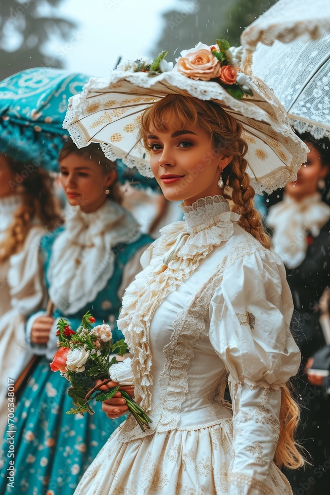 Design a timeless vintage portrait, maintaining the classic 2:3 ratio ...