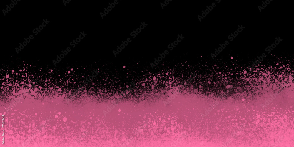 Pink splash of color isolated on transparent dark background. Abstract ...