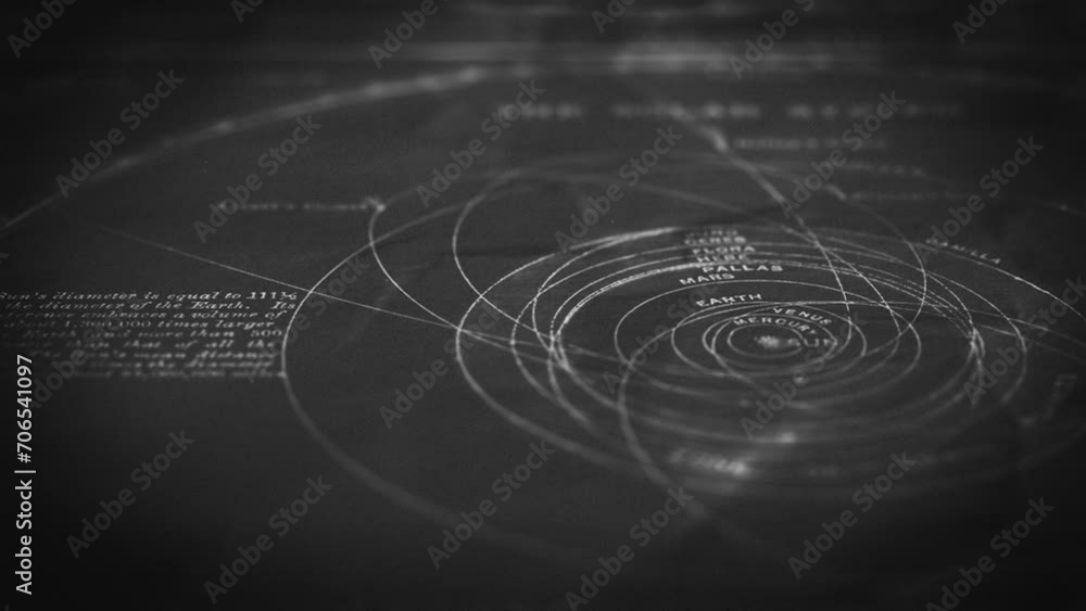 Old Retro 1800s Science Background/ 4k motion graphics of ancient ...