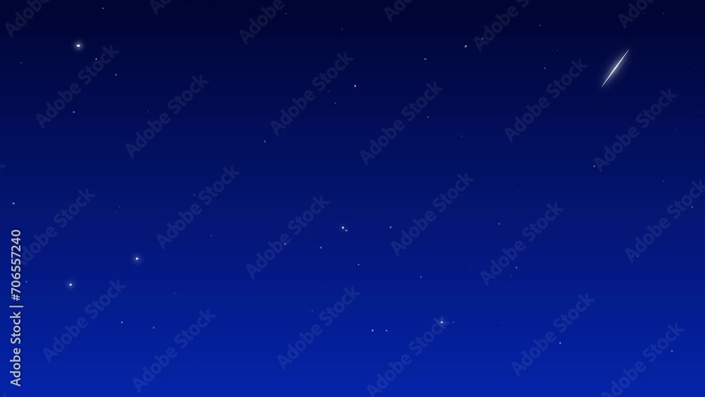 Vidéo Stock Twinkling Stars and Falling Stars Animation, Flashing stars ...