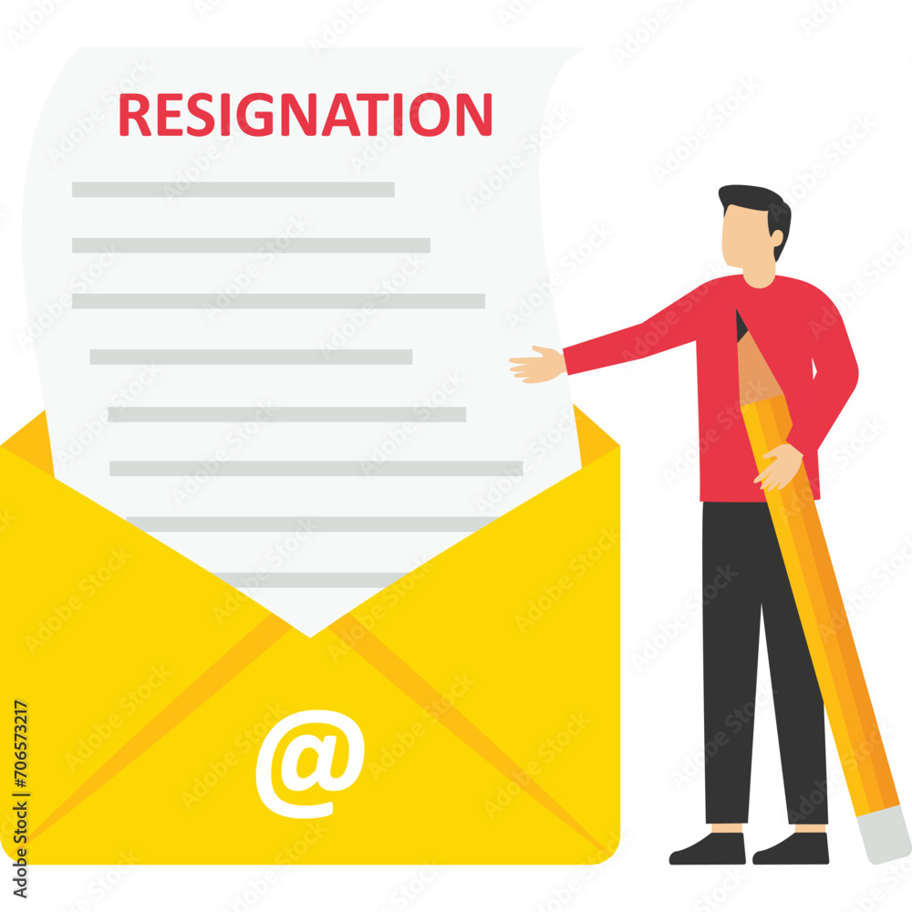 professional entrepreneur by writing resignation email. changing new ...