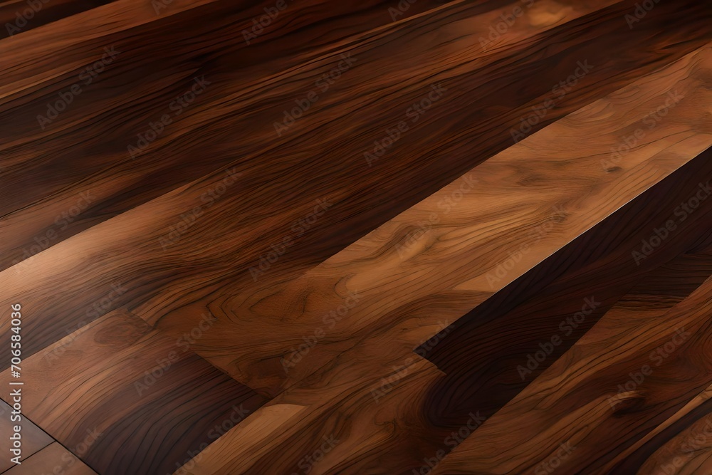 Walnut wood with a blend of light and dark shades, showcasing its ...