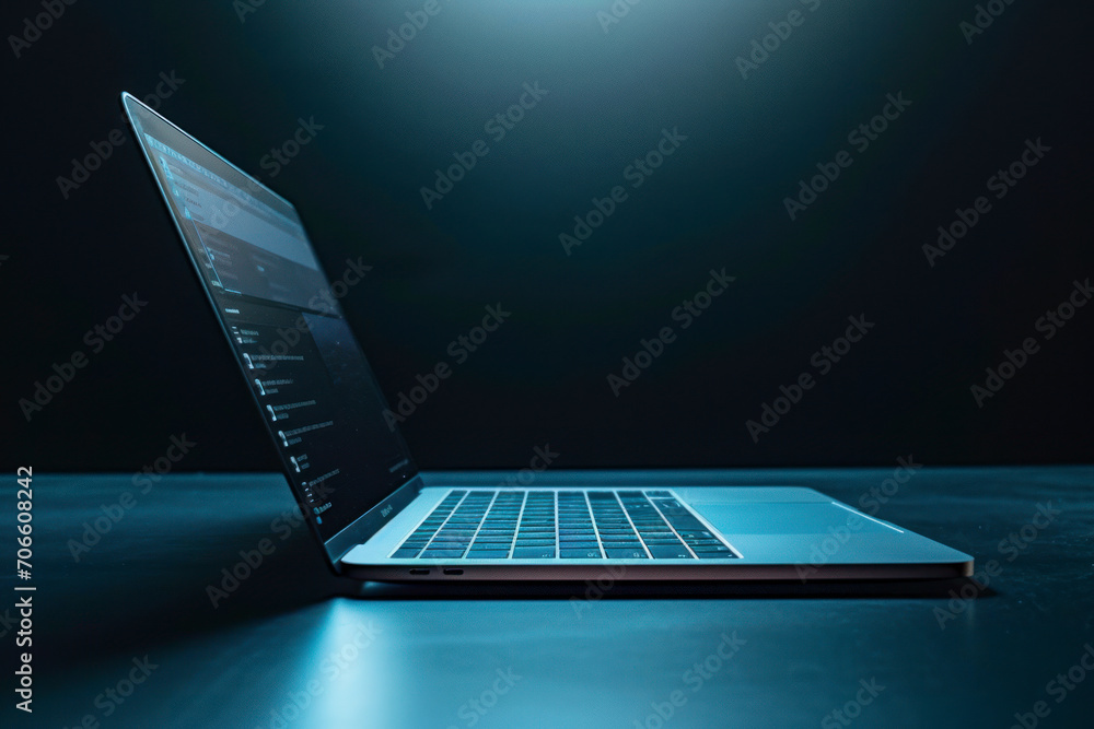 High-performance laptop, a powerful image showcasing a high-performance ...