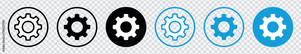 "Optimize designs with our Setting Icon Set – a versatile collection of ...