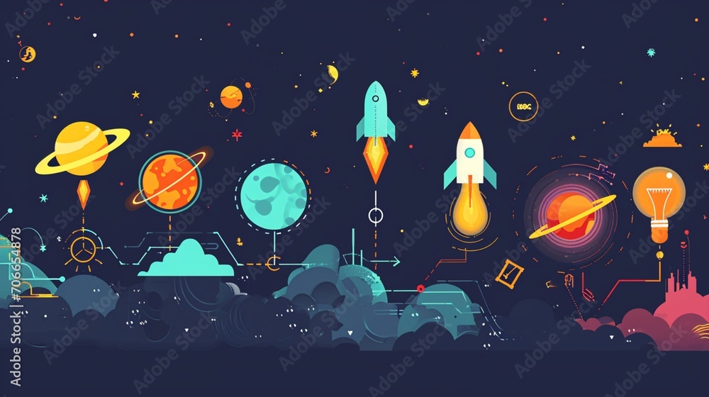 A Visual Journey Through The Lifecycle Of A Disruptive Business Idea